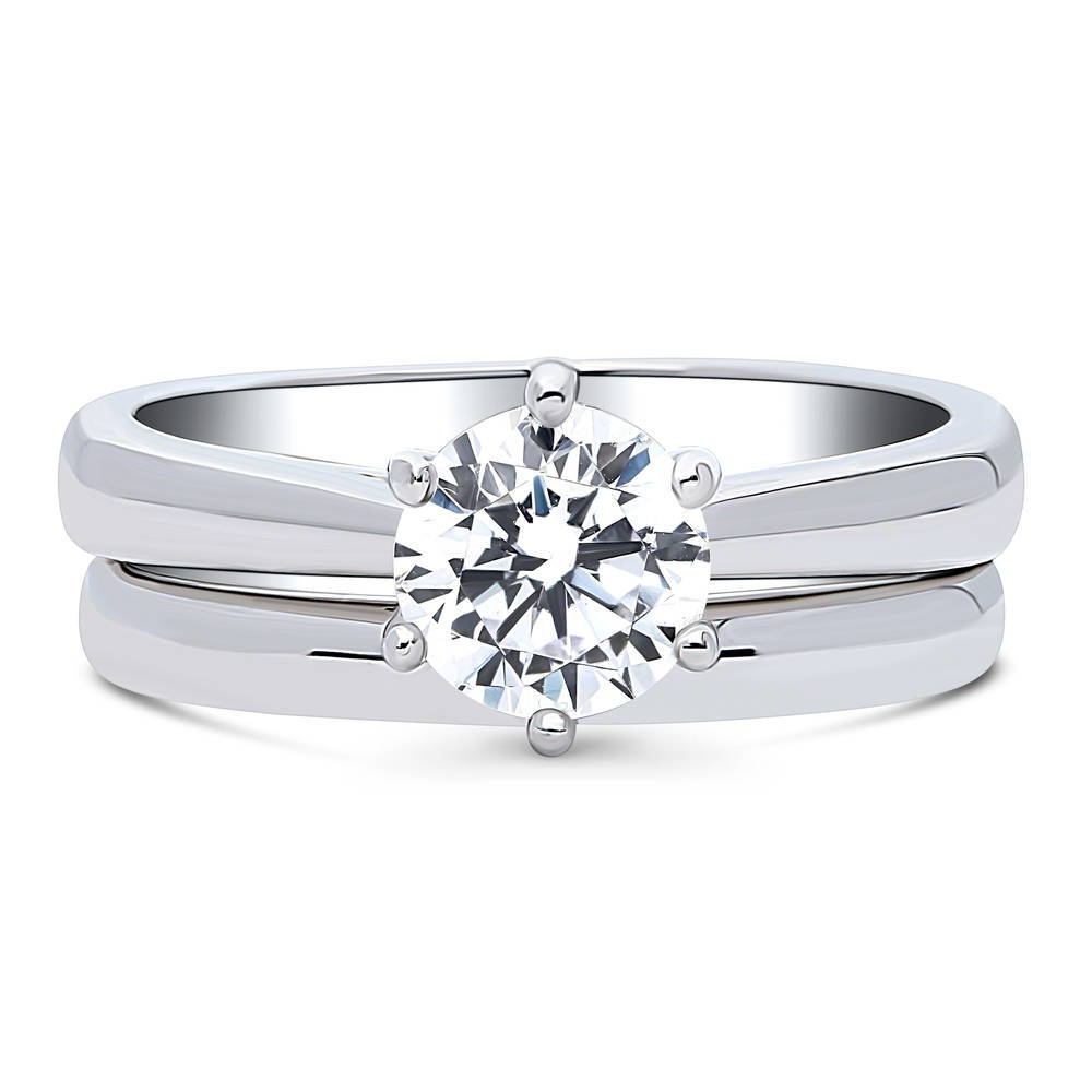 1 ct cz solitaire rings store