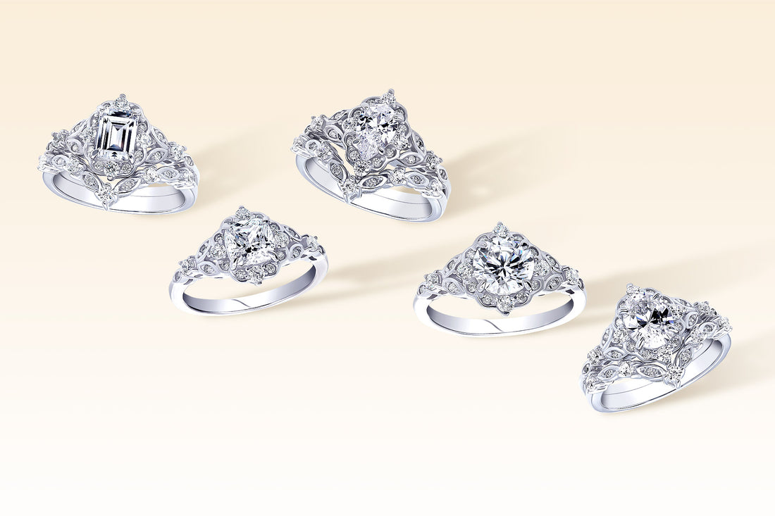 Wedding & Fashion Jewelry in Sterling Silver, Cubic Zirconia – BERRICLE