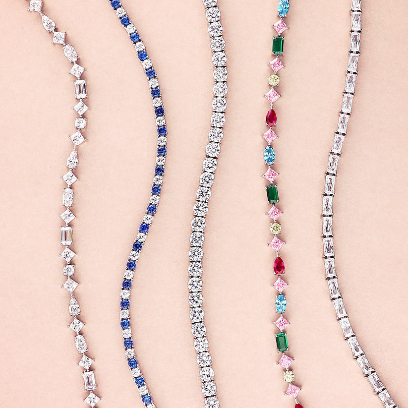 Sterling Silver Cubic Zirconia CZ Tennis Bracelet #B353-01 – BERRICLE