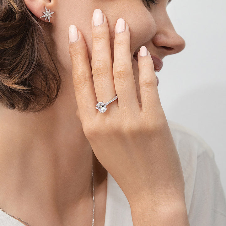 Solitaire Rings in Fake Diamond & CZ – BERRICLE